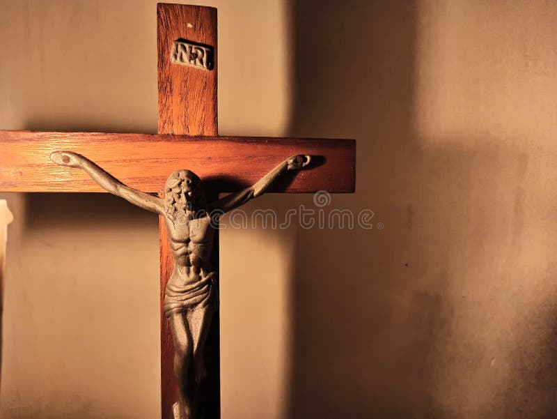 Jesus Christ on the Holy Cross Stock Photo - Image of believe, cross ...
