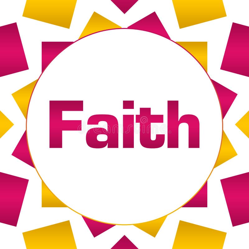 Faith Circular Word Concept Stock Illustration - Illustration of ...