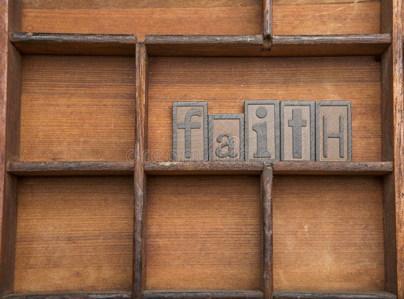 Faith in wooden letters. stock image. Image of light - 79338539