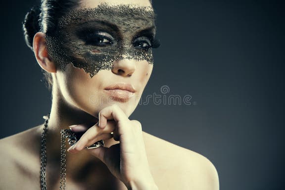 Faity Tale. stock image. Image of eyelashes, model, beautiful - 29113057