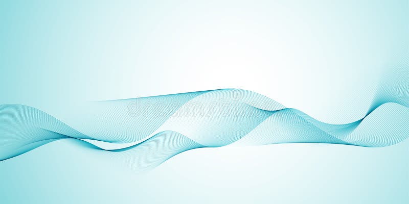 Faixa Com Design De Ondas Fluidas Ilustração do Vetor - Ilustração de ...
