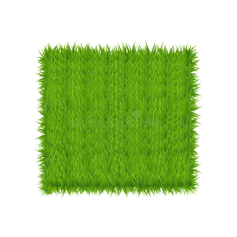 Faixa De Grama Verde Retangular. Fundo Vetorial. Faixa De Grama Verde ...