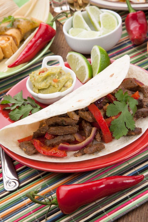 Mexican fiesta meat tacos stock photo. Image of restaurant - 10334024