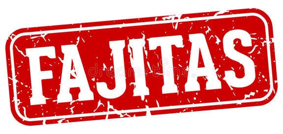 Fajitas Rectangular Sign. Fajitas Stamp Stock Vector - Illustration of ...