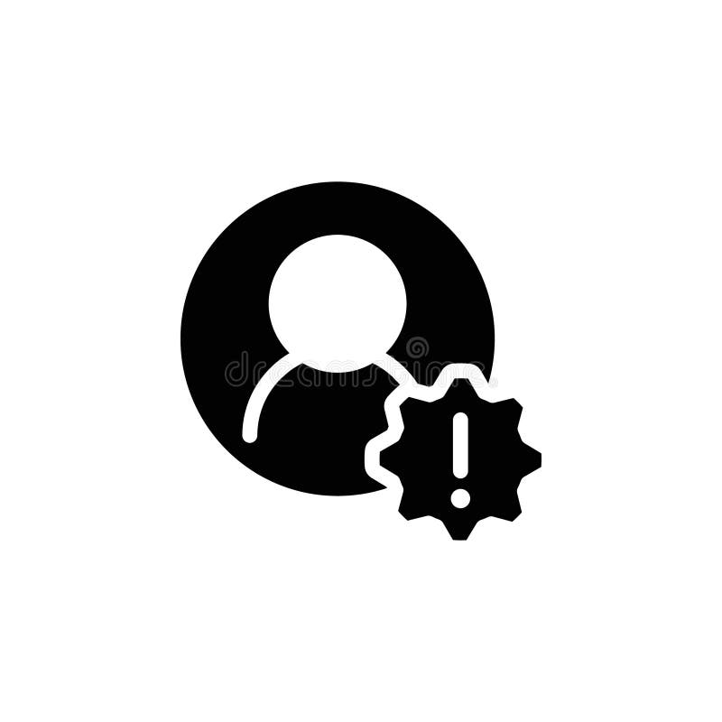 Fake Account Icon Web Design in Vector Stock Vector - Illustration of ...