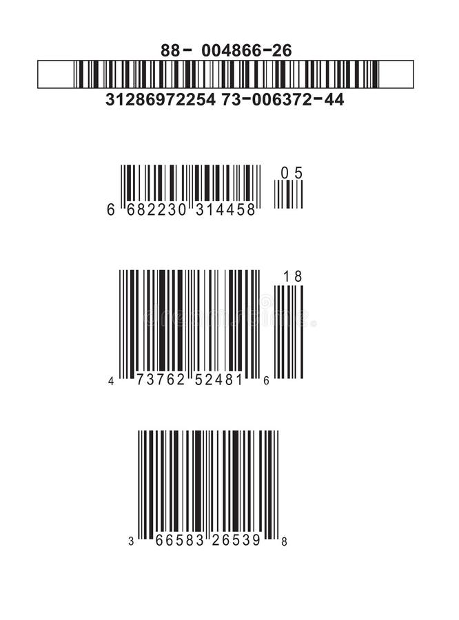 Barcodes vector stock vector. Illustration of black, information - 2458074