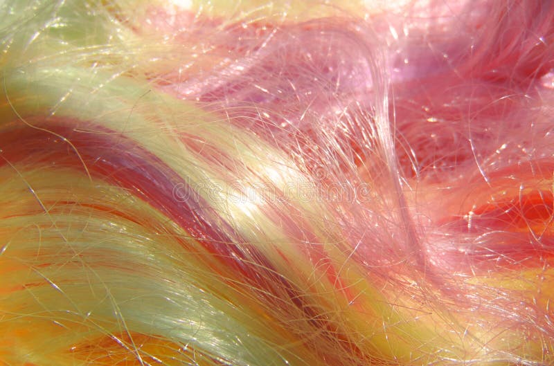 Fake Colour Hair Background Texture . Stock Image - Image of white ...