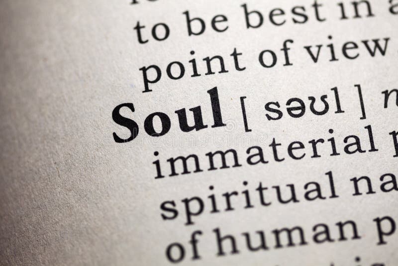 Definition of the Word Soul Stock Photo - Image of dictionary, word ...