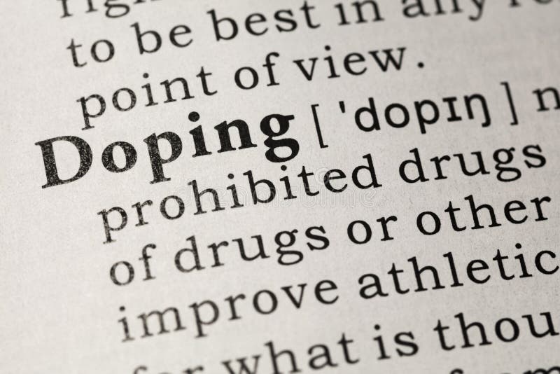 Definition of doping stock image. Image of definition - 171934053