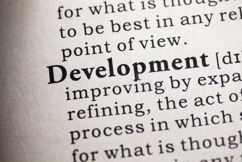 Development Definition Button Stock Photo - Image of growth ...