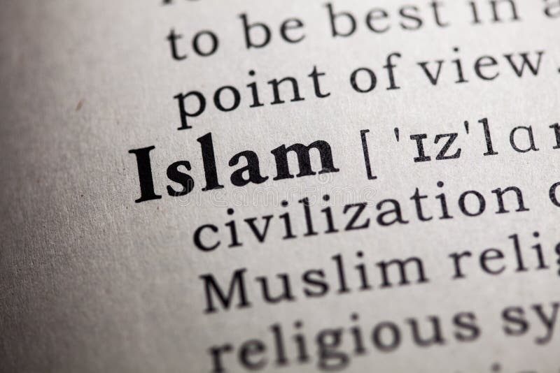 Definition of the Word Islam Stock Image - Image of dictionary, book ...