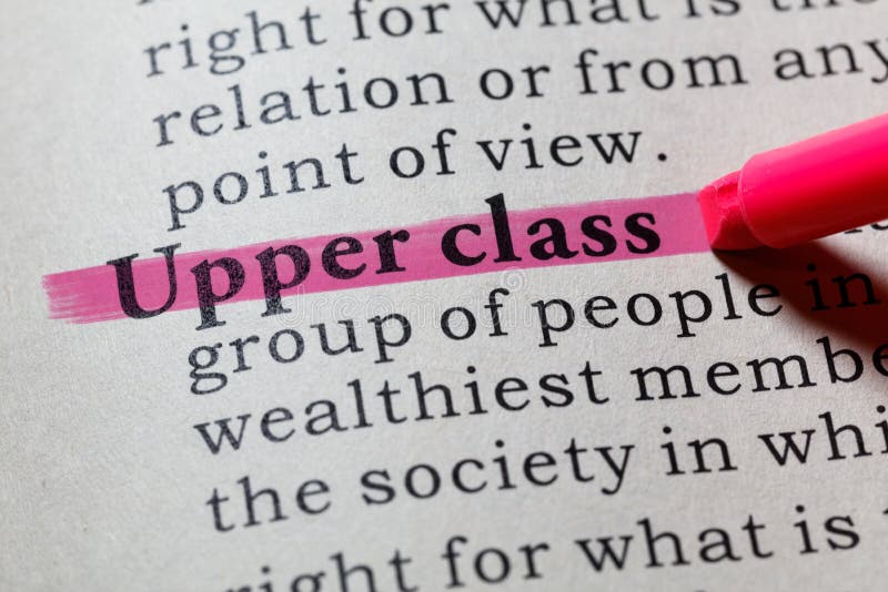 Definition of Upper class stock image. Image of class - 102119263