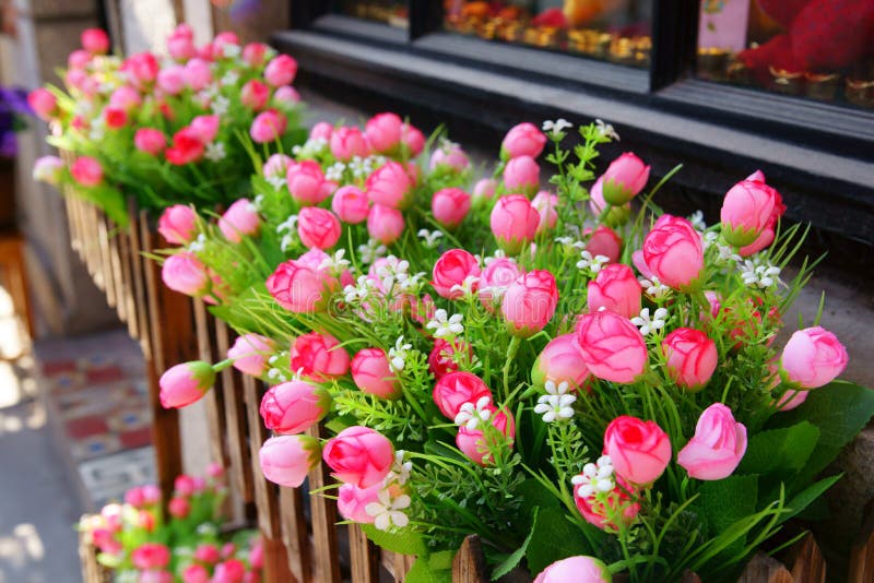 Fake flower stock photo. Image of flower, beautiful, pink - 22852264