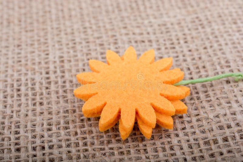 Fake Flower on Brown Background Stock Image - Image of giving, fresh ...