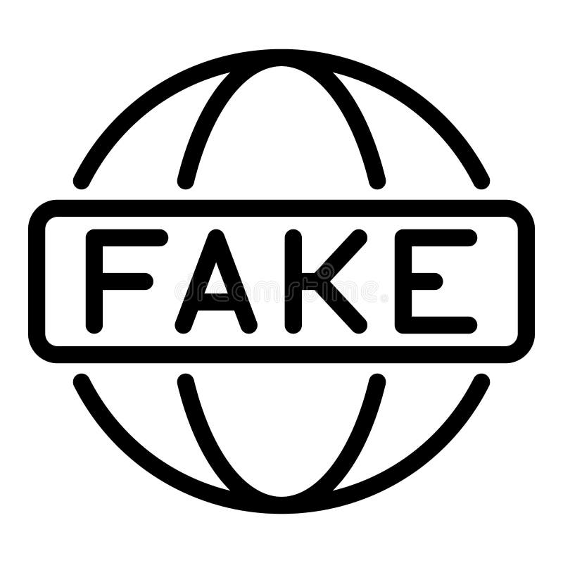 Computer Fake News Icon, Isometric Style Stock Vector - Illustration of ...