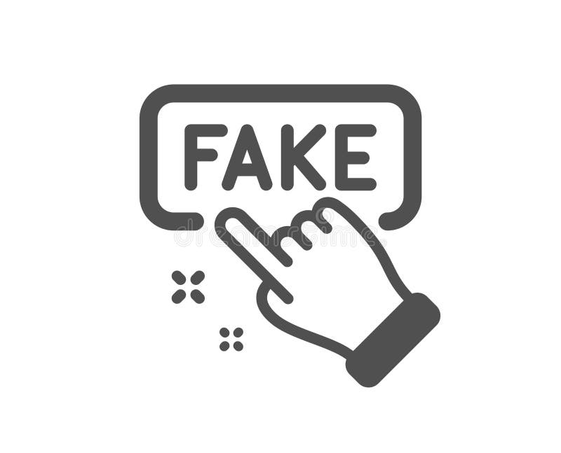 Fake Information Icon. Propaganda Conspiracy Sign. Vector Stock Vector ...