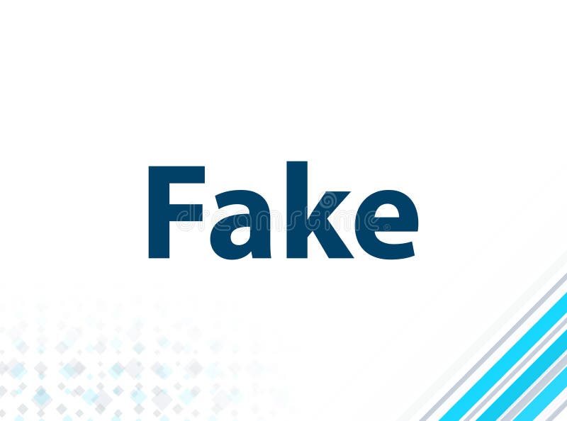 Fake Modern Flat Design Blue Abstract Background Stock Illustration ...