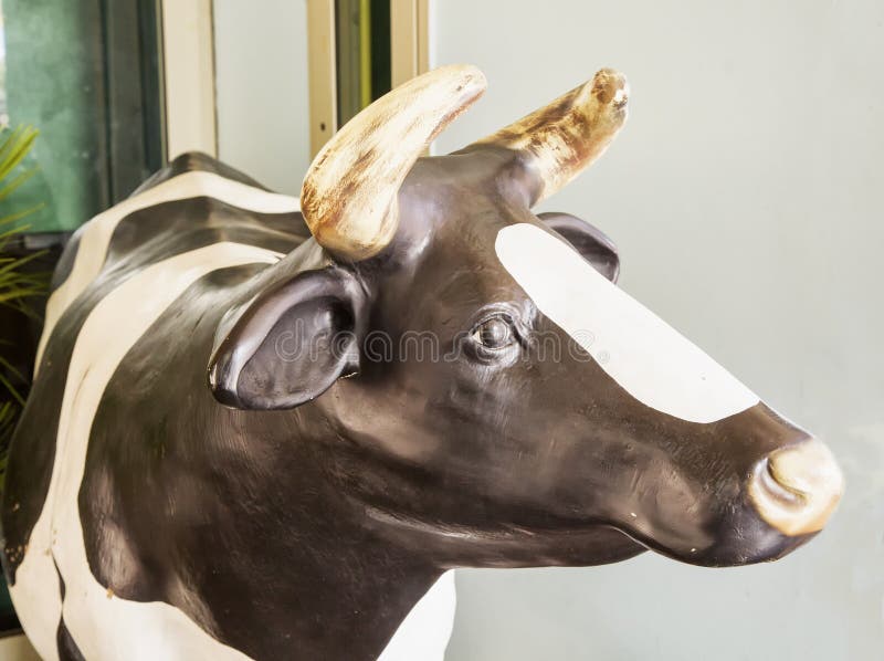 Fake ox in close up stock image. Image of business, piggy - 77149939