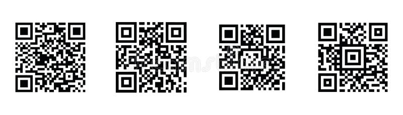Fake QR Code and Barcode Set Vector Illustration Stock Vector ... Fake QR Code and Barcode Set Vector Illustration Stock Vector ...