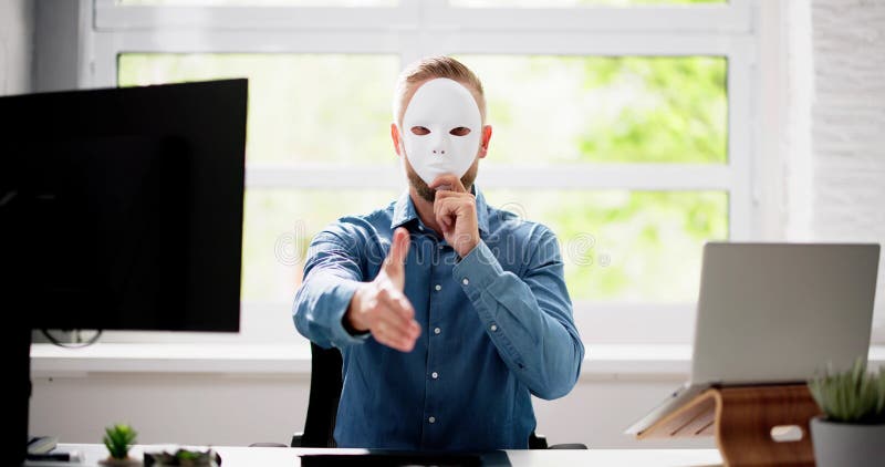 Fake Salesman Agent. Deceitful Evil Man Stock Image - Image of sleazy ...