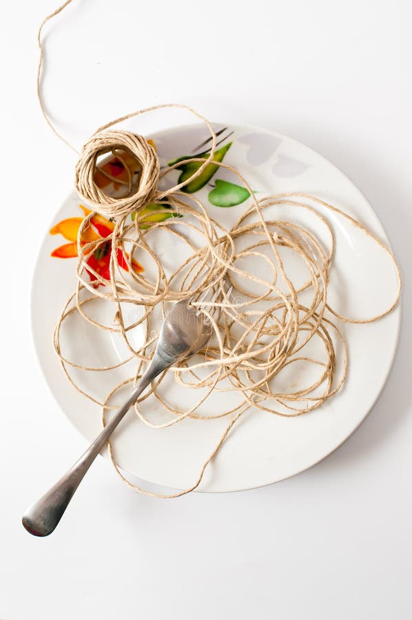 Fake spaghetti stock image. Image of eggshell, health - 21704423
