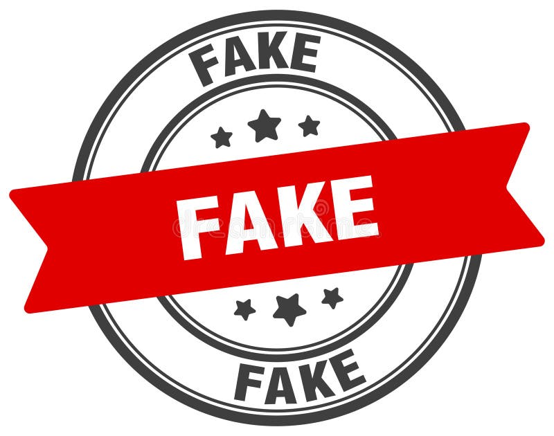 Fake Stamp Design on Transparent Background. Grunge Rubber Seal with ...