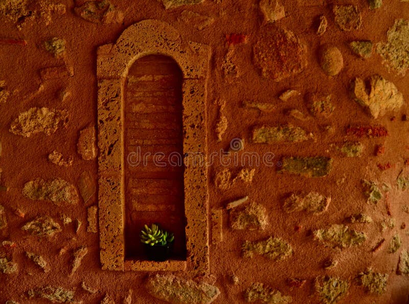 Fake window stock photo. Image of brick, stone, green - 40513522
