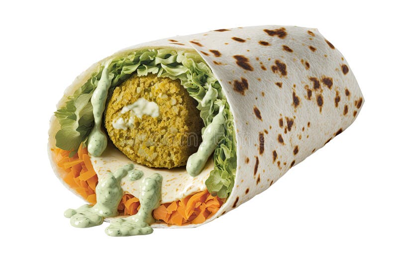 Falafel Wrap Stock Illustrations – 380 Falafel Wrap Stock Illustrations ...