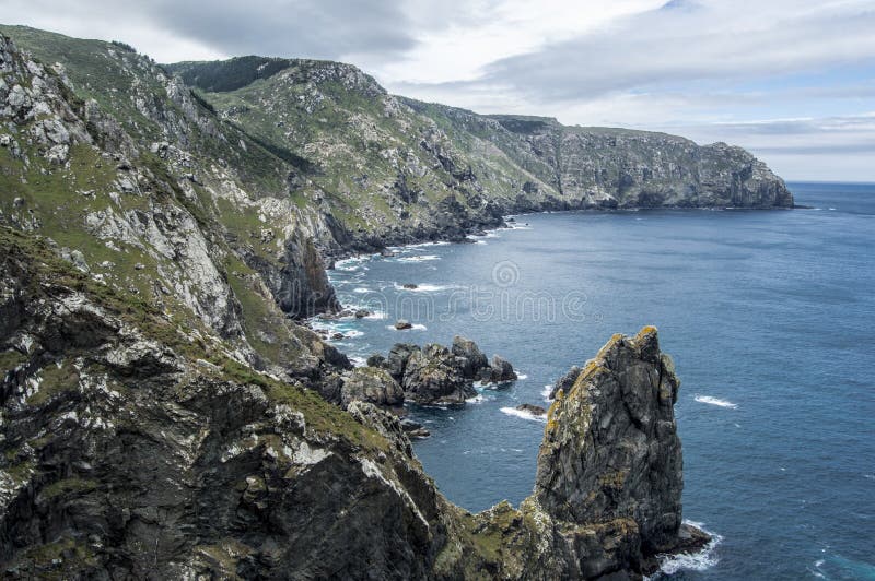Phare du cap ortegal photo stock. Image du nord, rivage - 189940600
