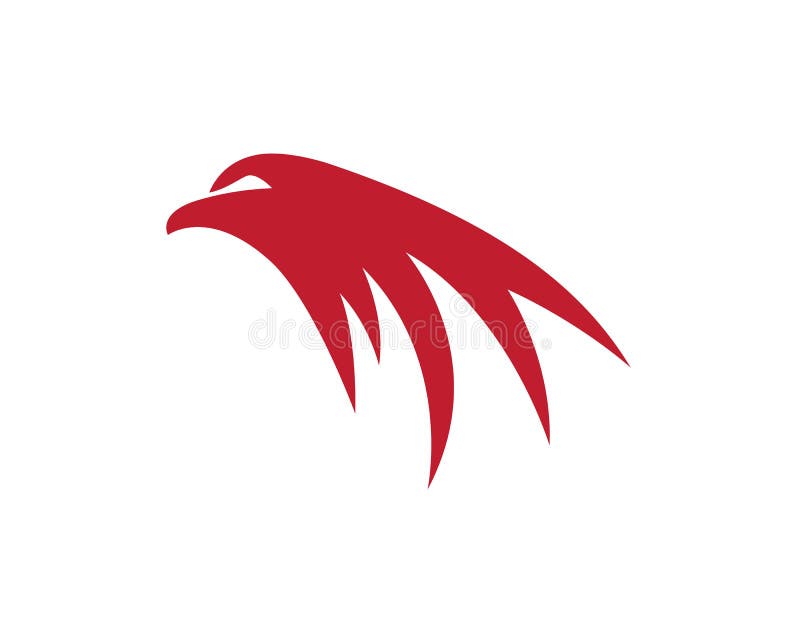 Falcão Logo Template ilustração do vetor. Ilustração de asas - 67564409