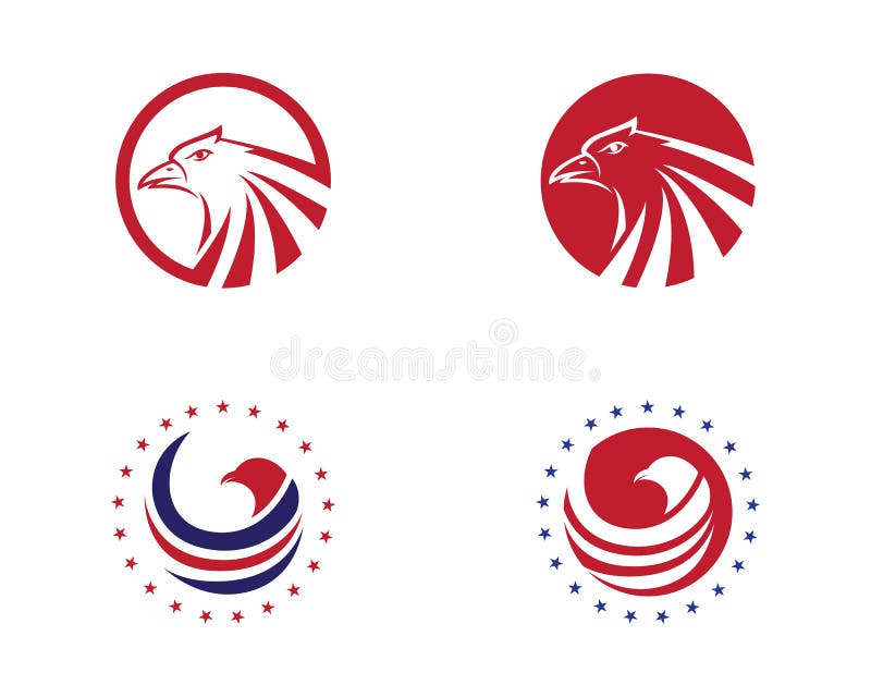 Falcão Logo Template ilustração do vetor. Ilustração de moda - 94836531