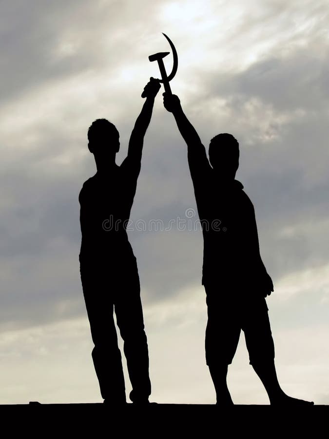 Falce e martello illustrazione di stock. Illustrazione di falce - 18122570