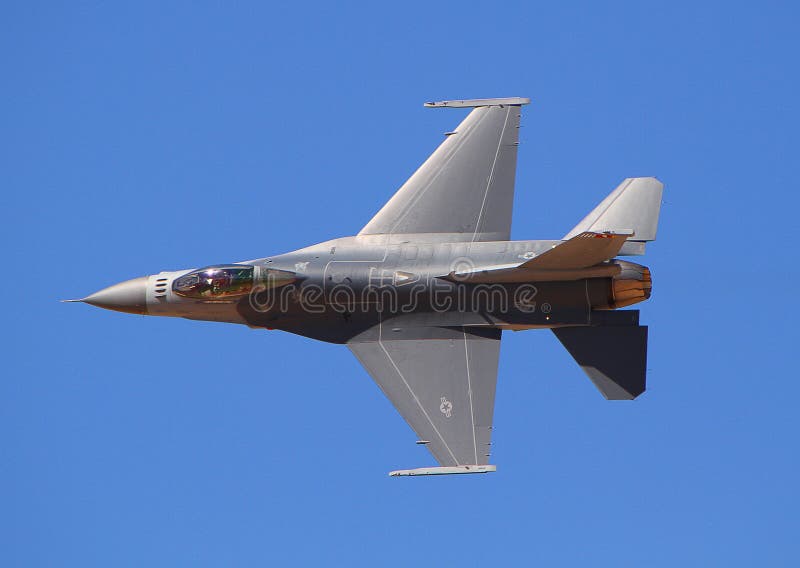 Aereo Da Combattimento Lockheed Martin F-16 Fighting Falcon Dell'USAF ...