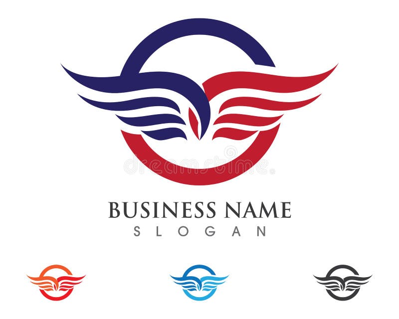 Falco Logo Template illustrazione di stock. Illustrazione di moderno ...