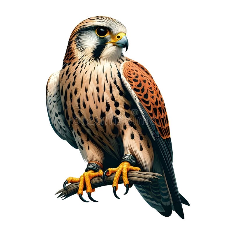 Falcon Arabian Vector Painting Stock Illustration - Illustration of ...