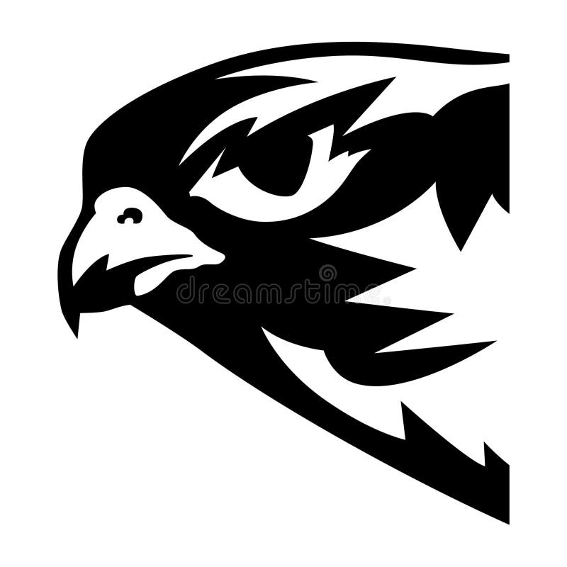 Falcon EPS vector file stock vector. Illustration of digital - 251254221