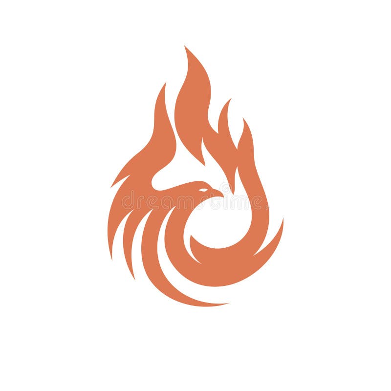 Falcon fire logo design stock vector. Illustration of symbol - 174734862