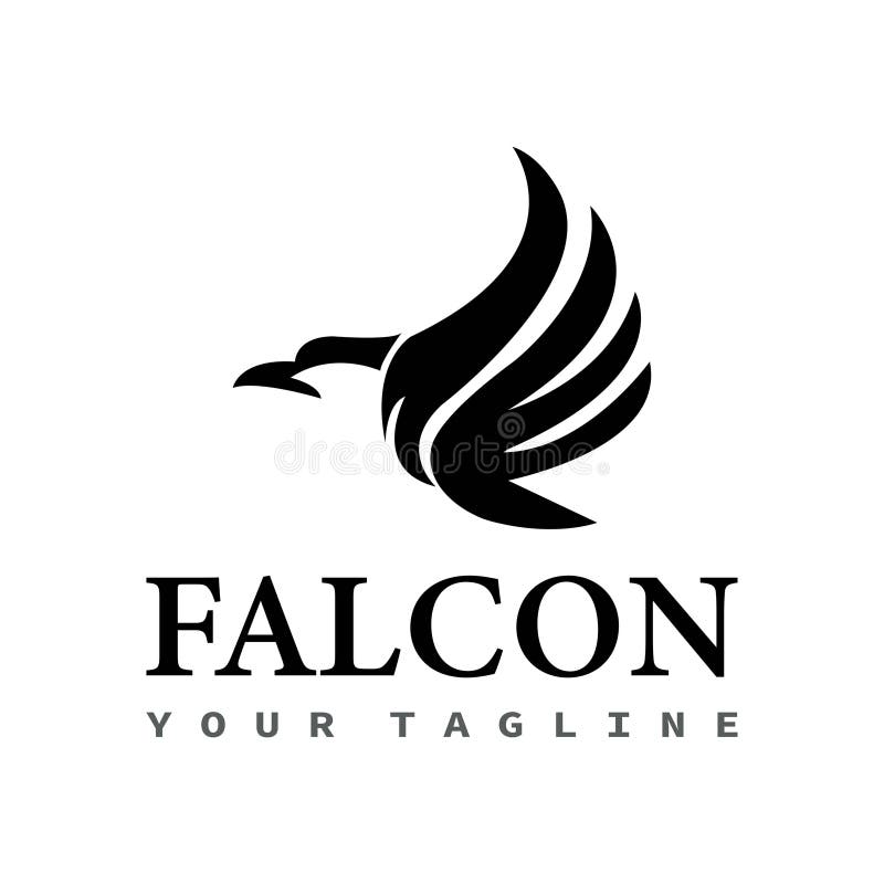 Falcon Flaying Bird Logo Abstract. Design Template, Vector Illustration ...