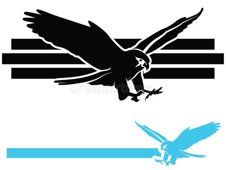 Swooping Falcon Stock Illustrations – 160 Swooping Falcon Stock ...