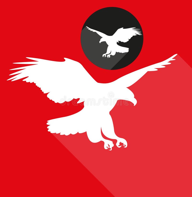 Falcon icon stock vector. Illustration of font, denever - 296070873