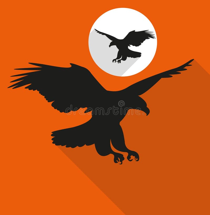 Falcon icon stock vector. Illustration of silhouette - 296070880