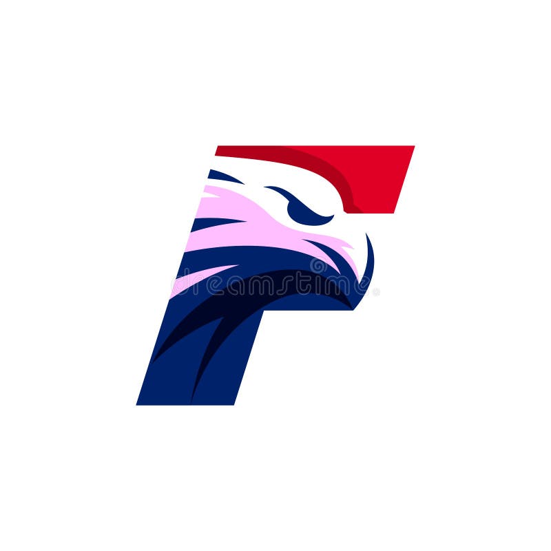 Falcon Logo Letter H Bird Icon Design Stock Vector - Illustration of ...