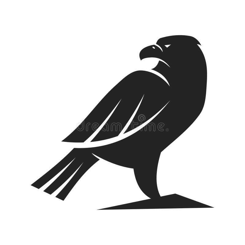 Falcon Logo Template Isolated. Brand Identity. Icon Abstract Vector ...