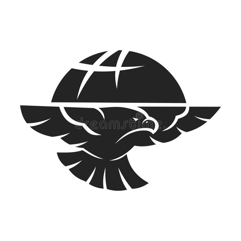 Falcon Logo Template Isolated. Brand Identity. Icon Abstract Vector ...