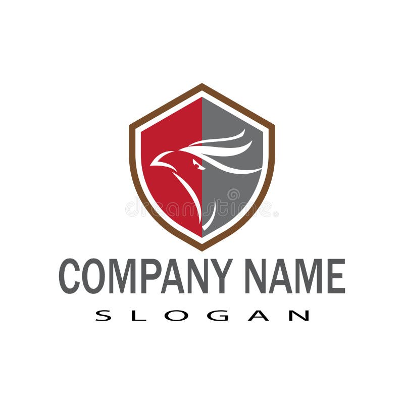 Falcon Logo Template Vector Stock Vector - Illustration of label ...