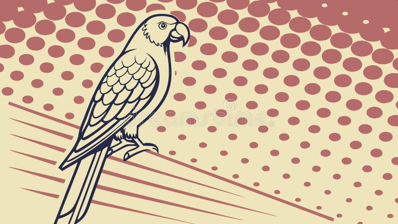 Falcon Silhouette with Halftone Design Element for Graphic and Modern ...