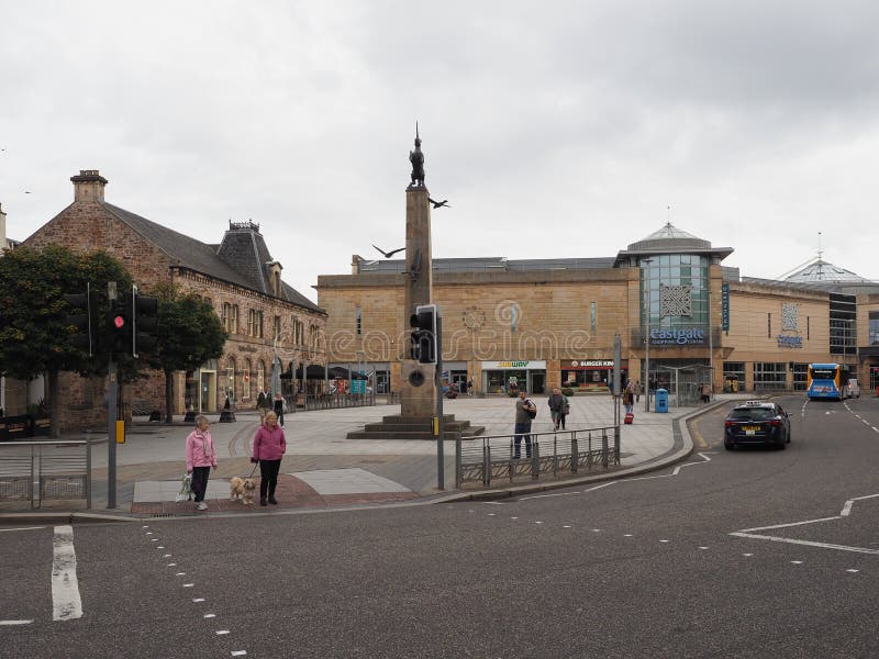 Falcon Square in Inverness editorial photo. Image of falcon - 295353126