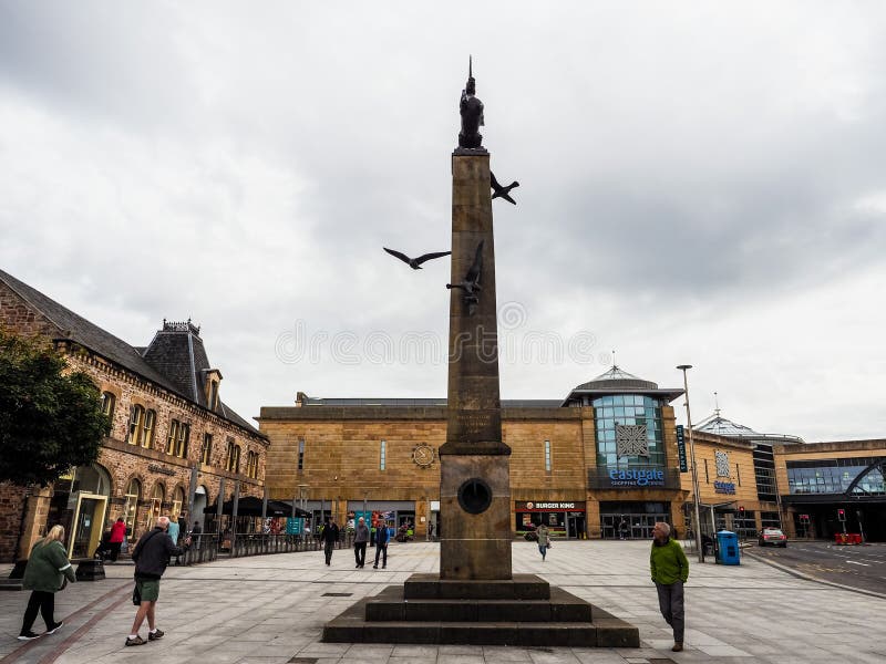 Falcon Square in Inverness editorial image. Image of town - 293520475
