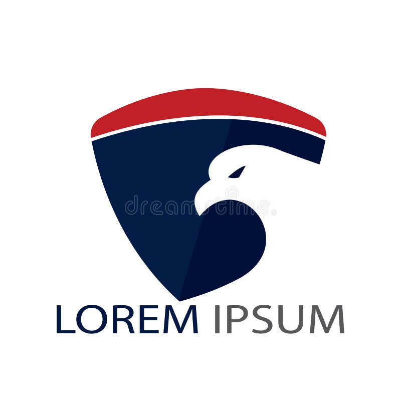 Falcon vector logo design. stock illustration. Illustration of freedom ...