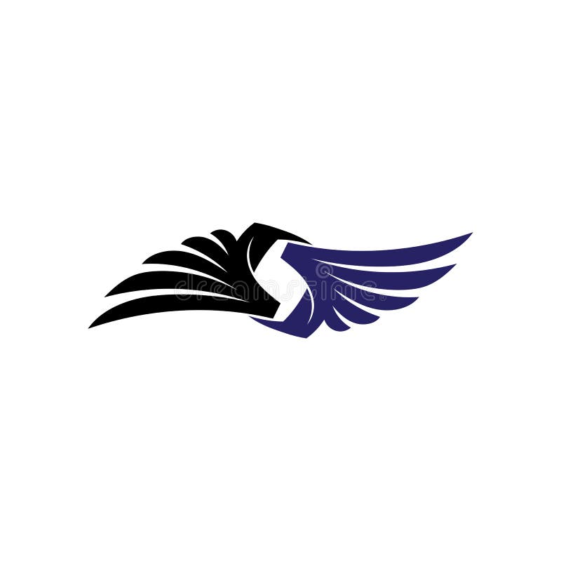 Falcon Wings Logo Template Vector Icon Logo Design App Stock ...